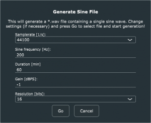 Sine Checker – Eleton Audio